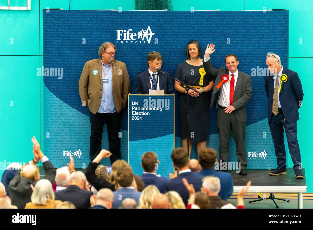 Glenrothes, Scotland. 5th July 2024. UK Election: Ken Gourlay ...