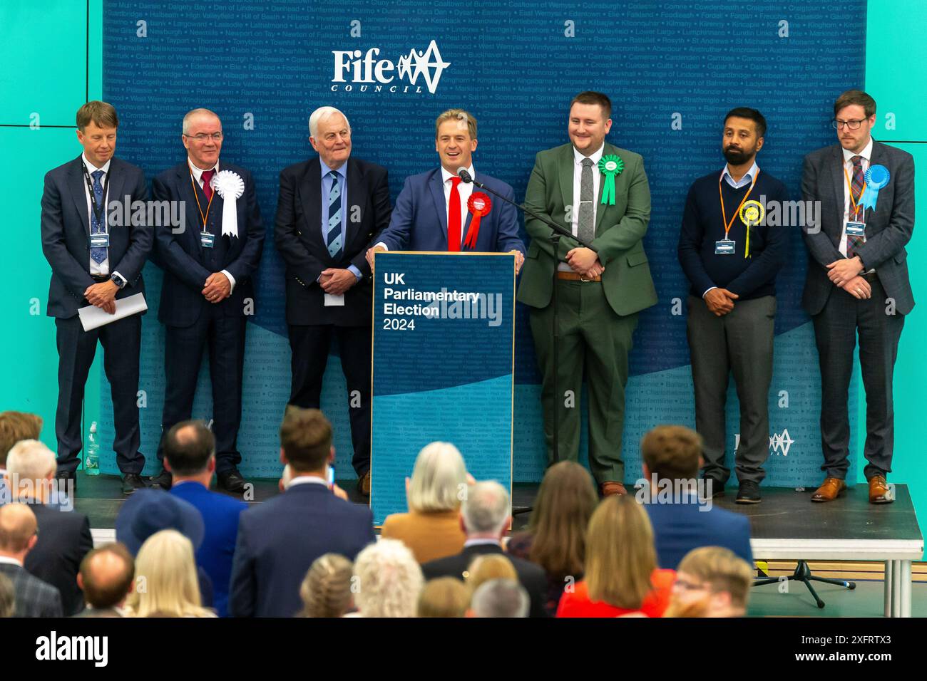 Glenrothes, Scotland. 5th July 2024. UK Election: Newly elected Labour ...