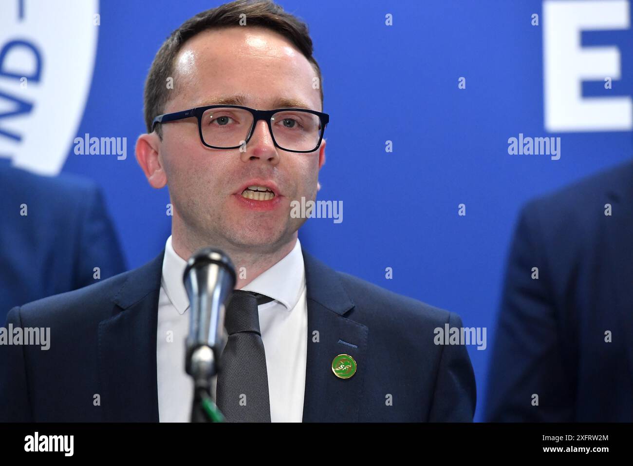 Sinn Fein candidate Daire Hughes after winning the Newry & Armagh ...
