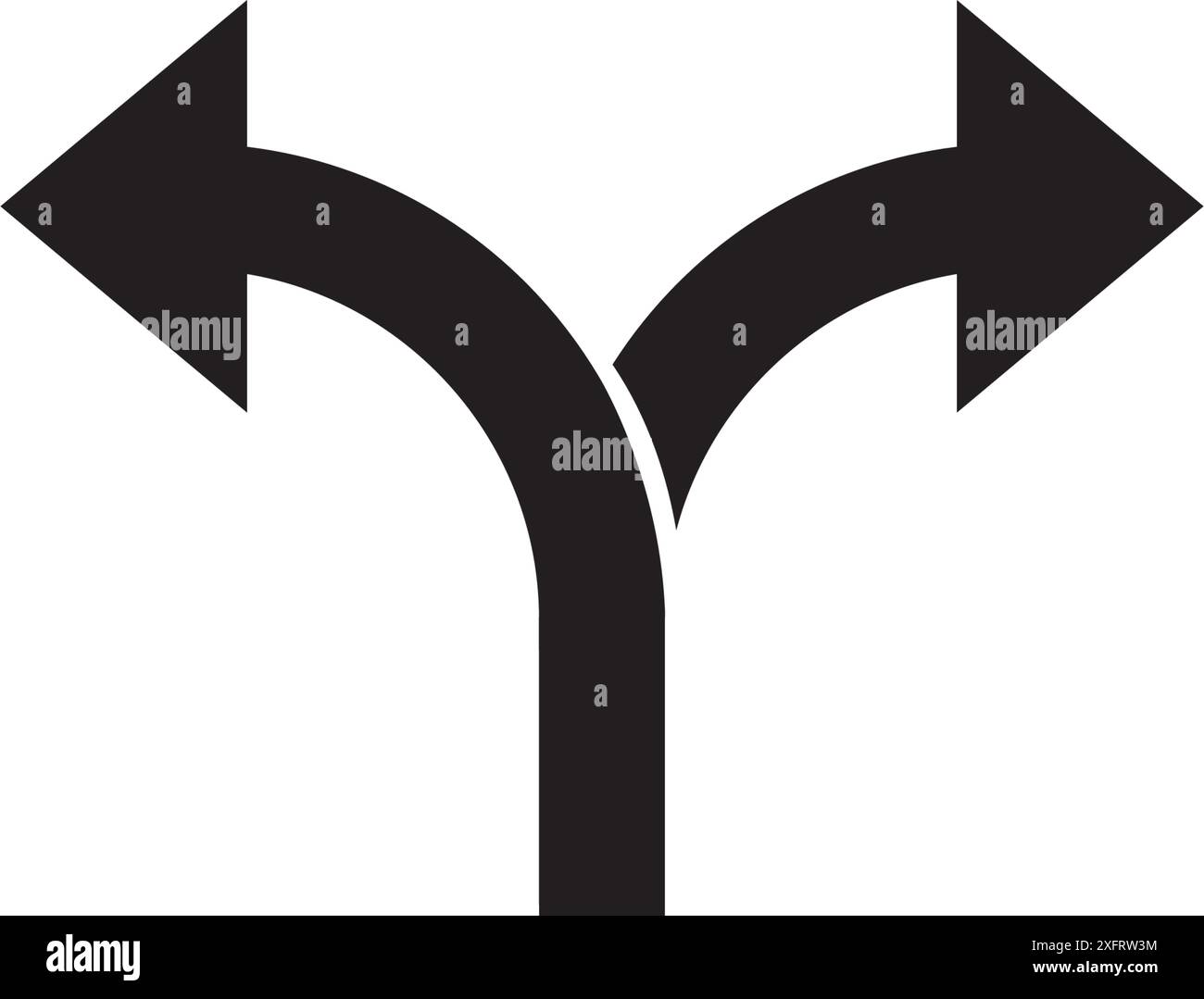 Branching arrow hi-res stock photography and images - Alamy