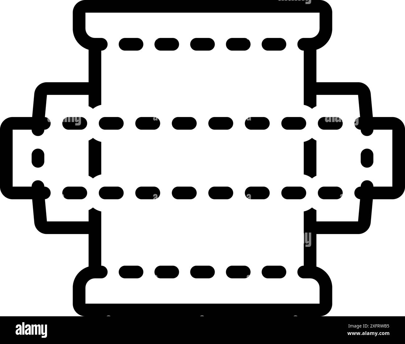 Box diecut Stock Vector Images - Alamy