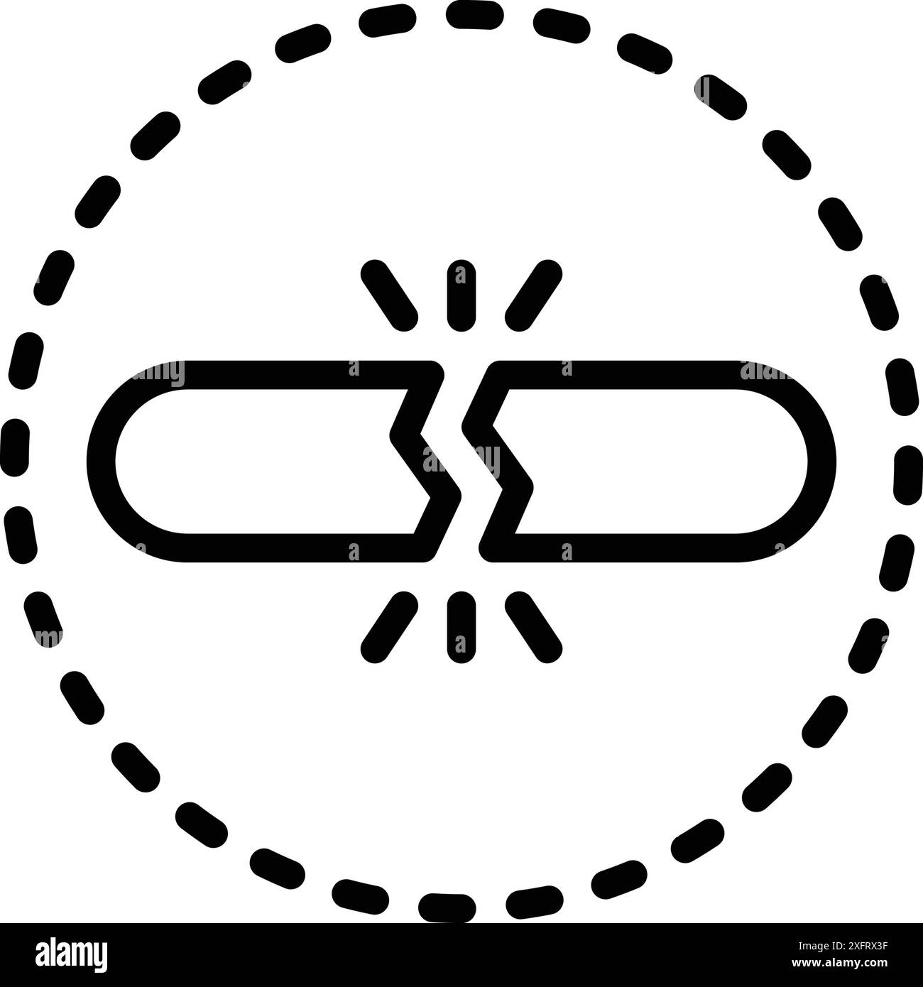 Icon for break,chain Stock Vector Image & Art - Alamy