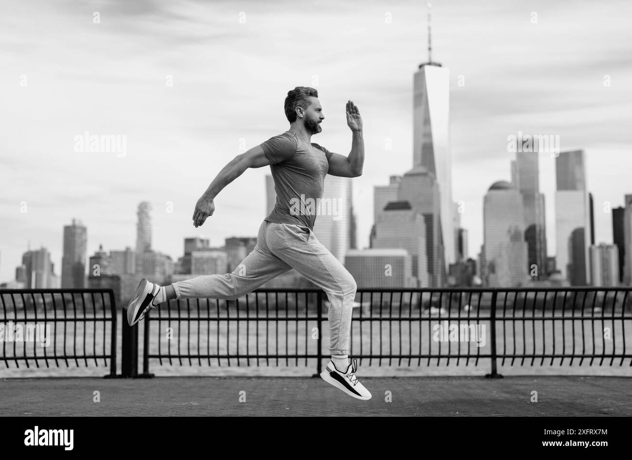 Handsome downtown Black and White Stock Photos & Images - Alamy