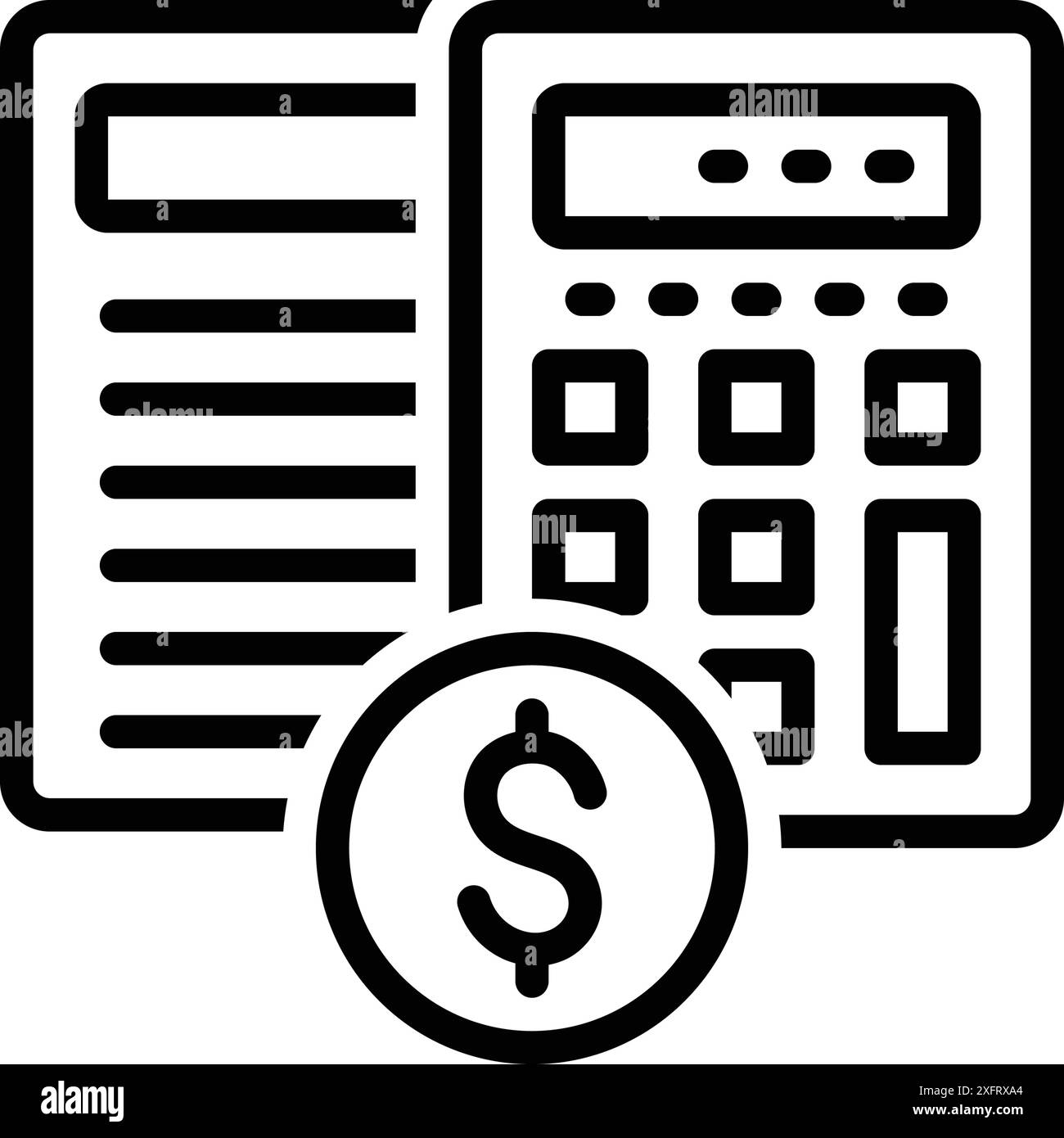 Icon for estimates,calculation Stock Vector Image & Art - Alamy