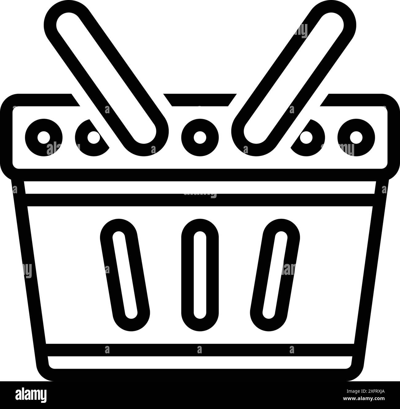 Hamper vector vectors hi-res stock photography and images - Alamy