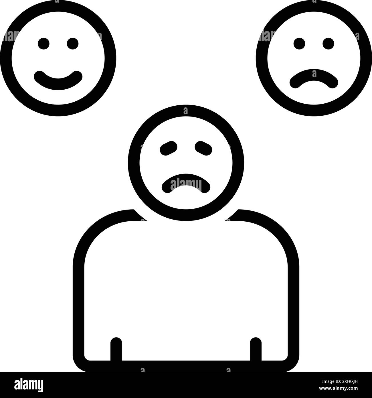 Emotional symbol Black and White Stock Photos & Images - Alamy