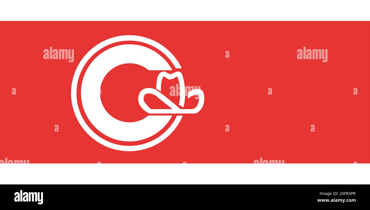 Flag of the city of Calgary Stock Photo - Alamy