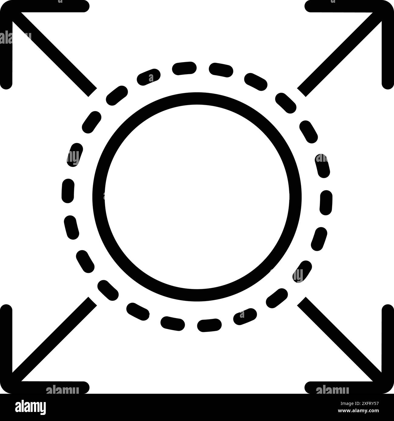 Icon for expanded ,fullscreen Stock Vector Image & Art - Alamy