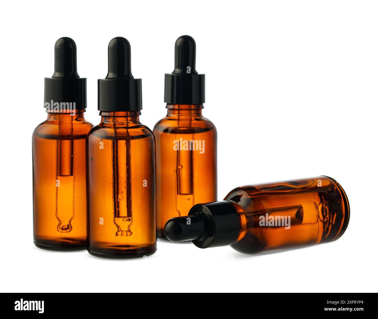 Amber sample bottles Cut Out Stock Images & Pictures - Alamy
