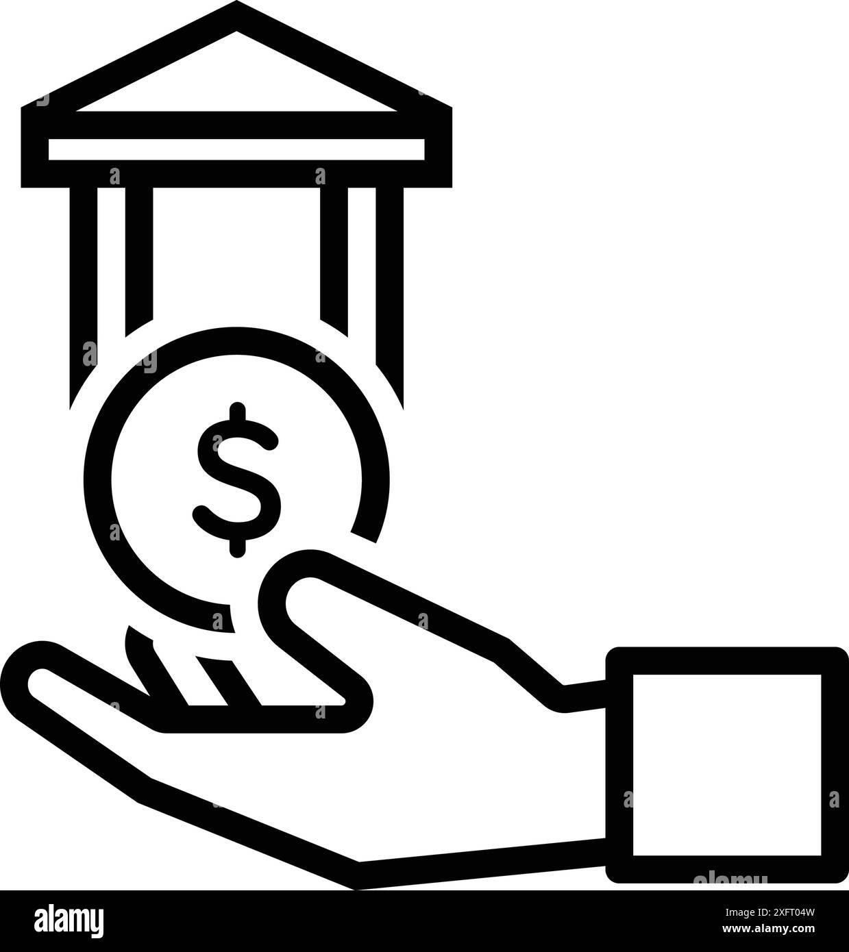 Icon for loan,borrow Stock Vector Image & Art - Alamy