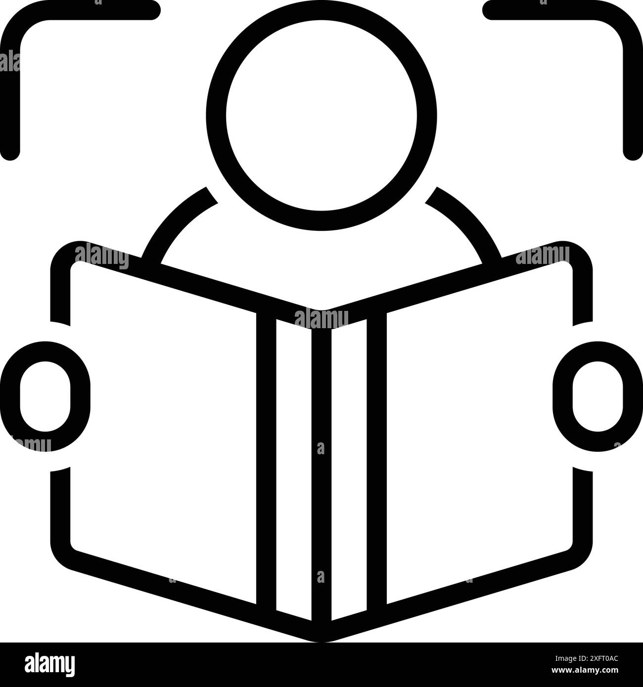 Icon for reader ,reciter Stock Vector Image & Art - Alamy