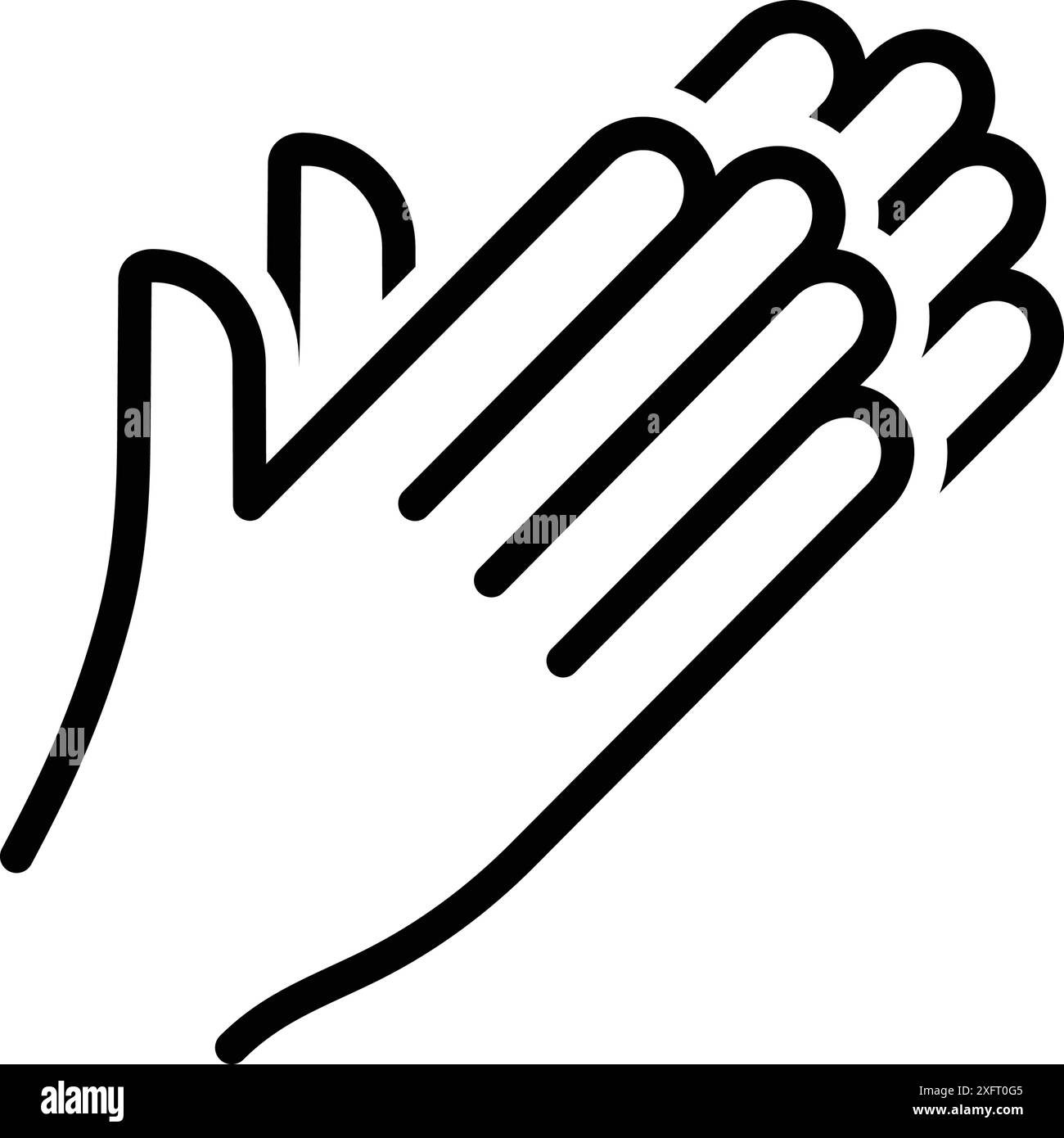 Icon for beliefs ,fold hand Stock Vector Image & Art - Alamy