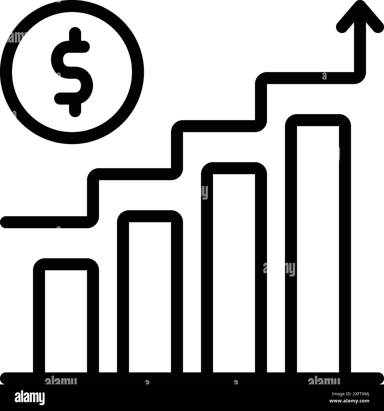 Increasing vector vectors Black and White Stock Photos & Images - Alamy