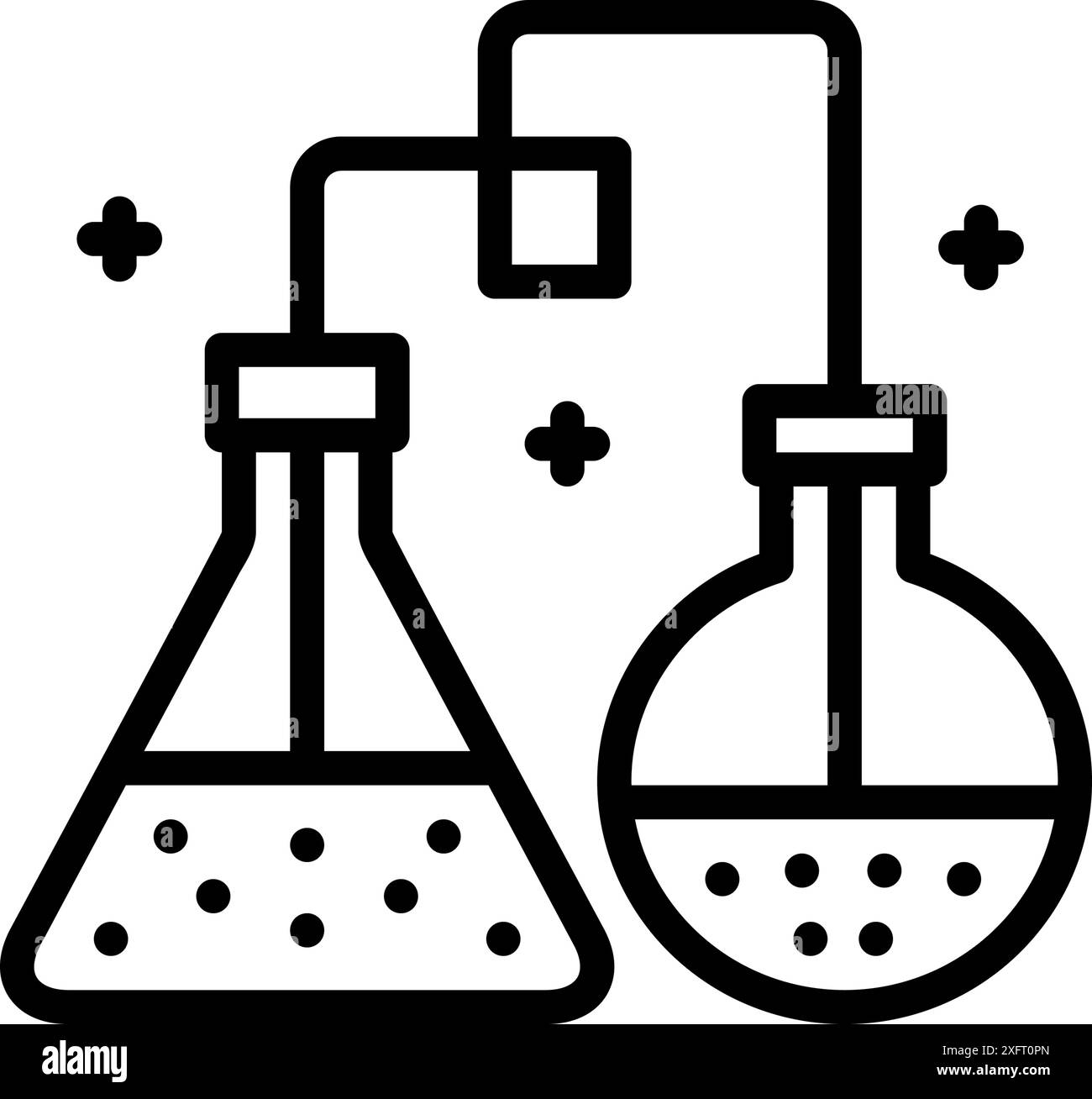 Icon for chemicals,erlenmeyer flask Stock Vector Image & Art - Alamy