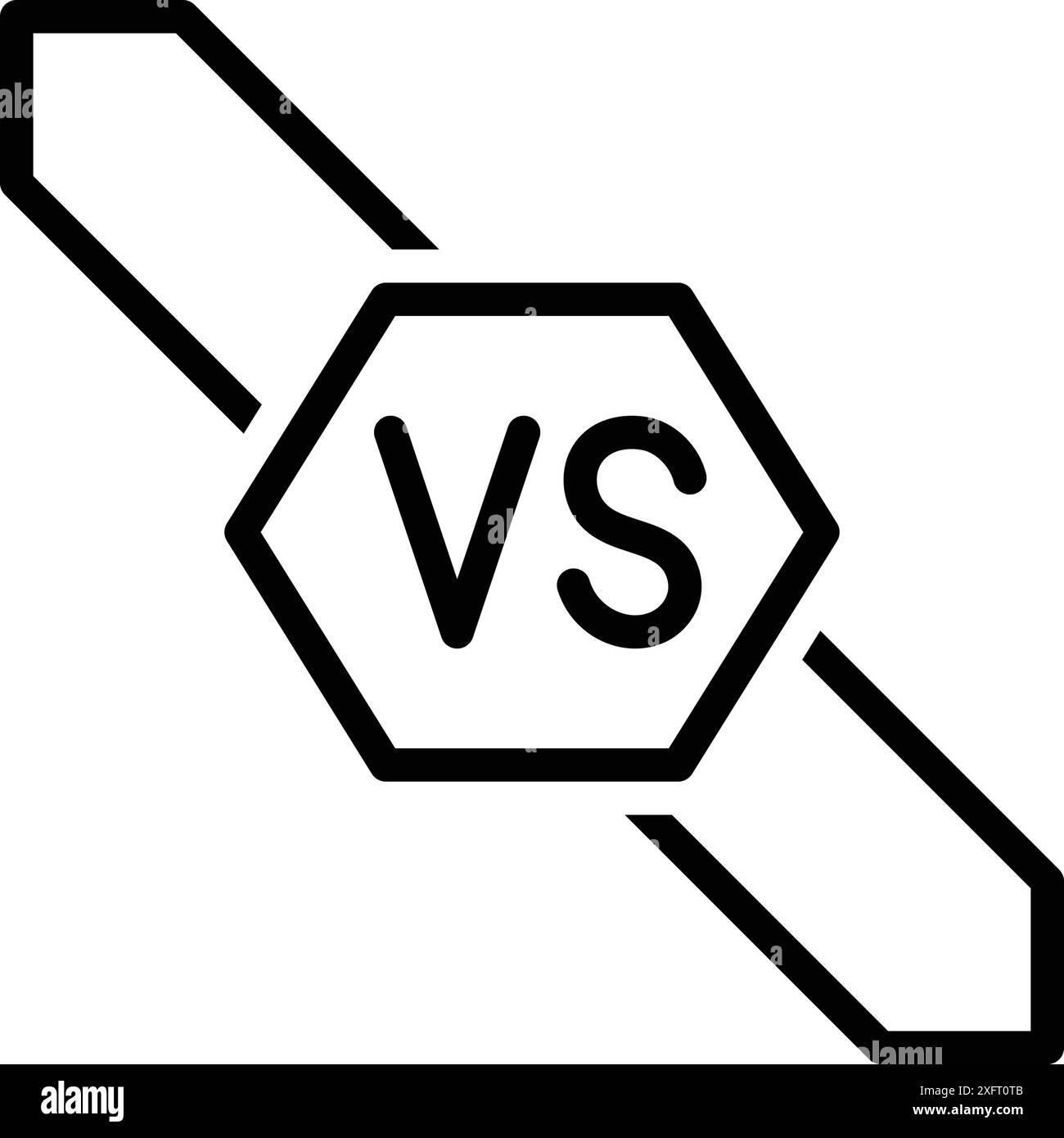 Confrontation symbol Black and White Stock Photos & Images - Alamy