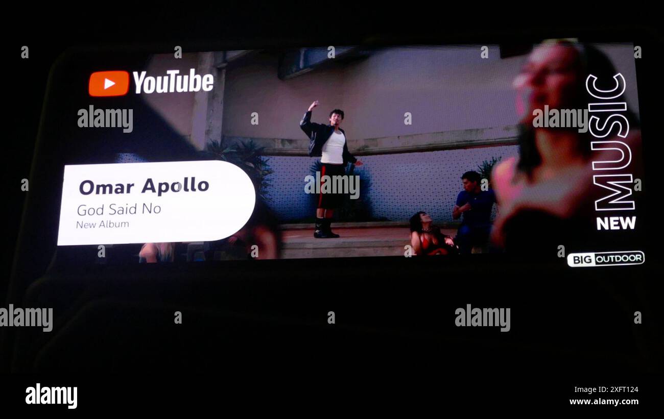 Los Angeles, California, USA 3rd July 2024 Singer Omar Apollo God Said ...