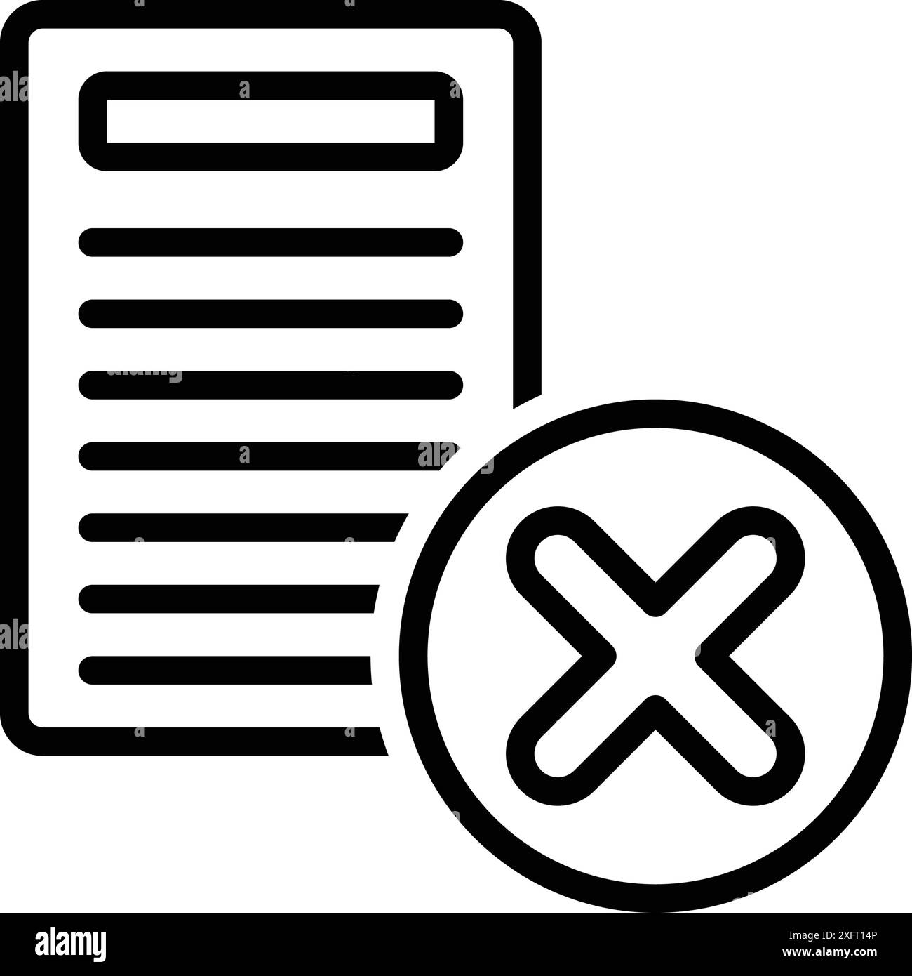 Icon for fail,refuse Stock Vector Image & Art - Alamy