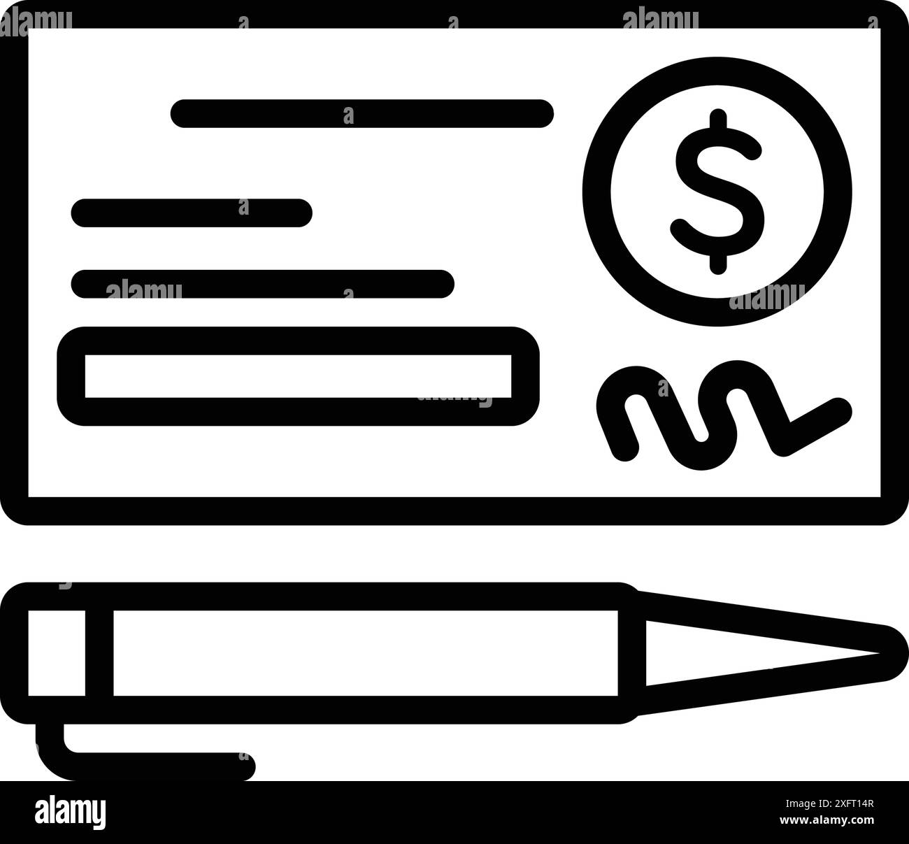 Icon for bank check payment,bank,payment Stock Vector Image & Art - Alamy