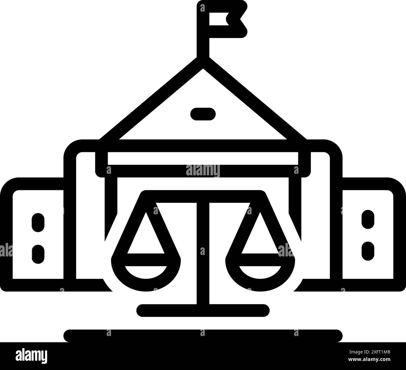 Icon for courts,authority Stock Vector Image & Art - Alamy
