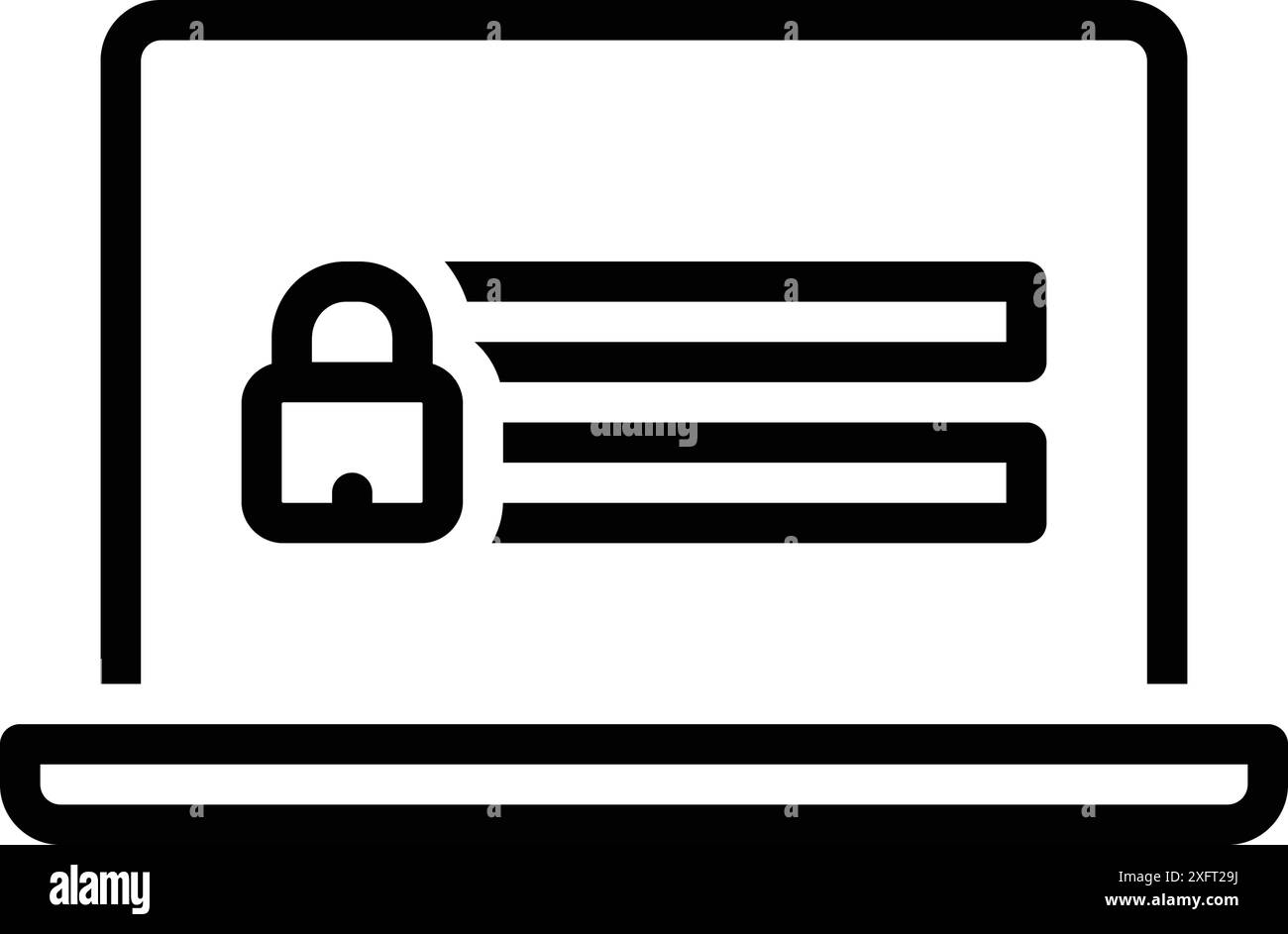 Passwords protection Black and White Stock Photos & Images - Alamy