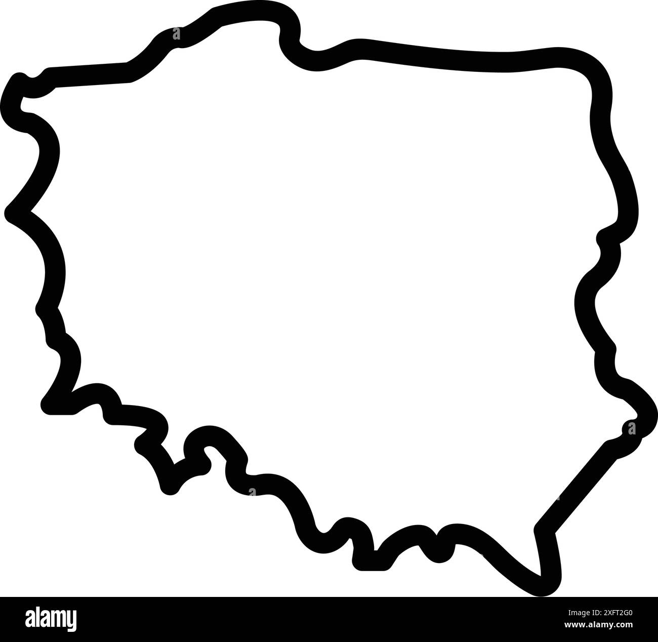 Poland country icon map logo hi-res stock photography and images - Alamy