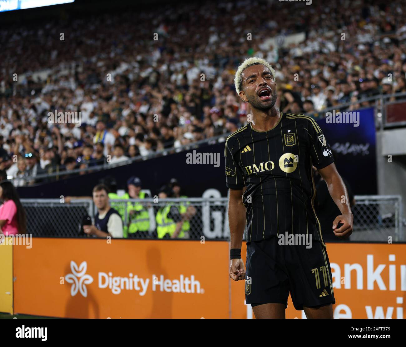 July 4, 2024, Pasadena, California, USA: Los Angeles FC midfielder ...