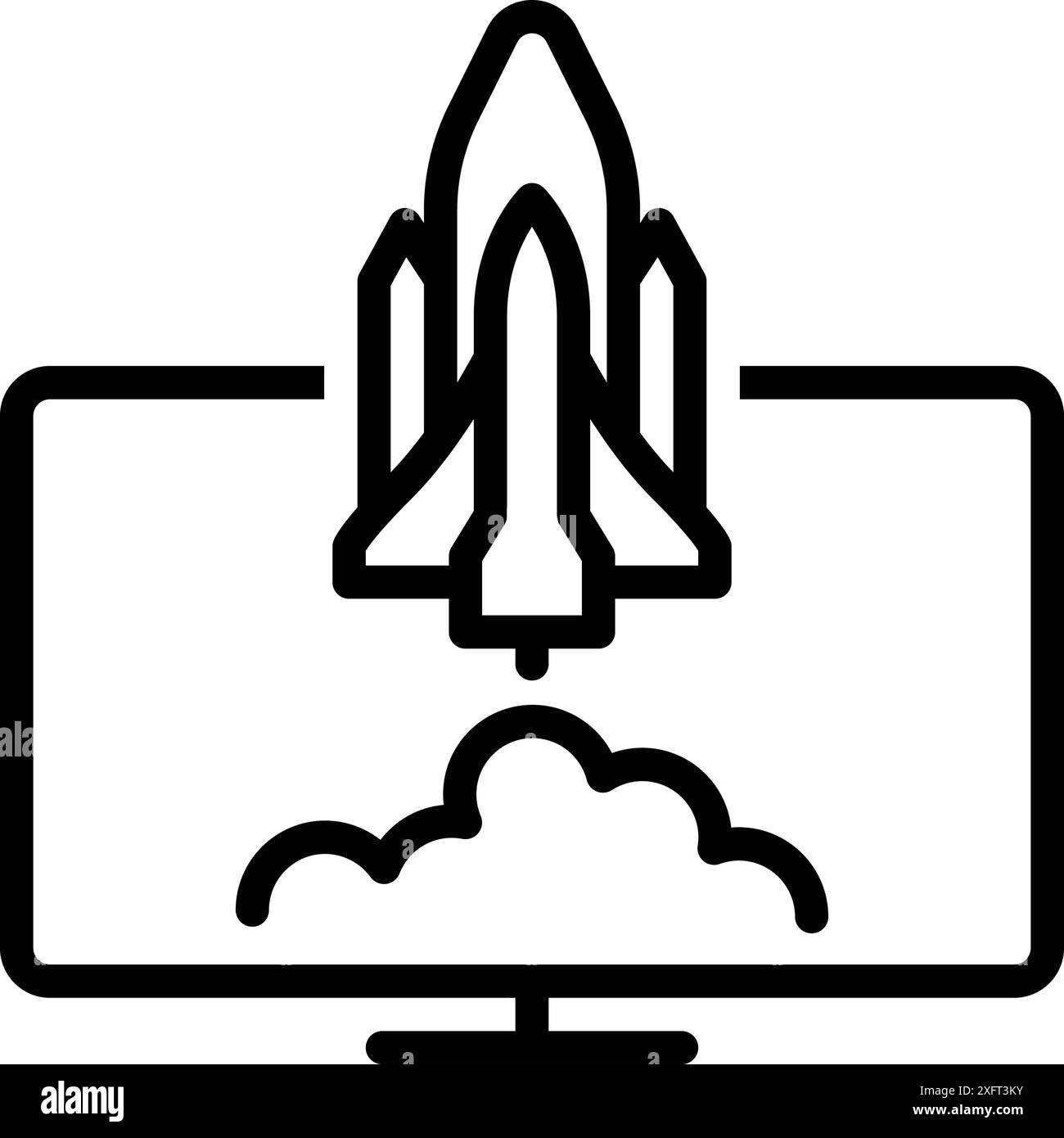 Icon for launches,rocket Stock Vector Image & Art - Alamy