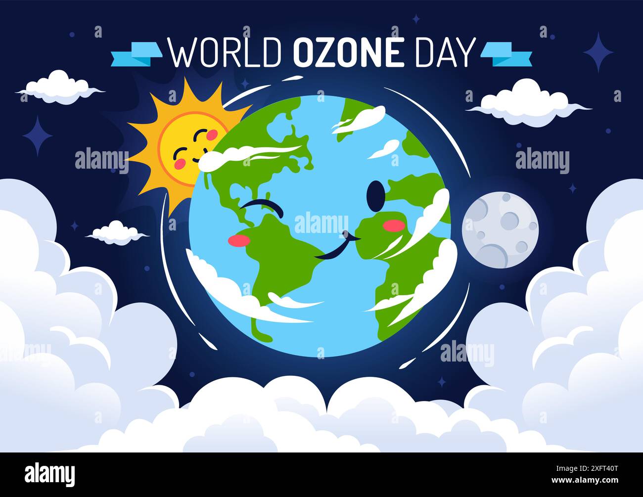 World Ozone Day Vector Illustration on September 16 To Raise Public ...