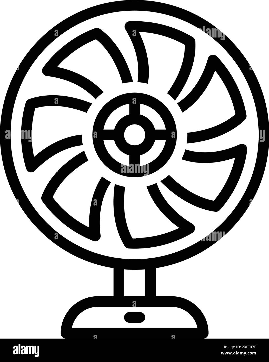 Cooling fan icon Black and White Stock Photos & Images - Alamy