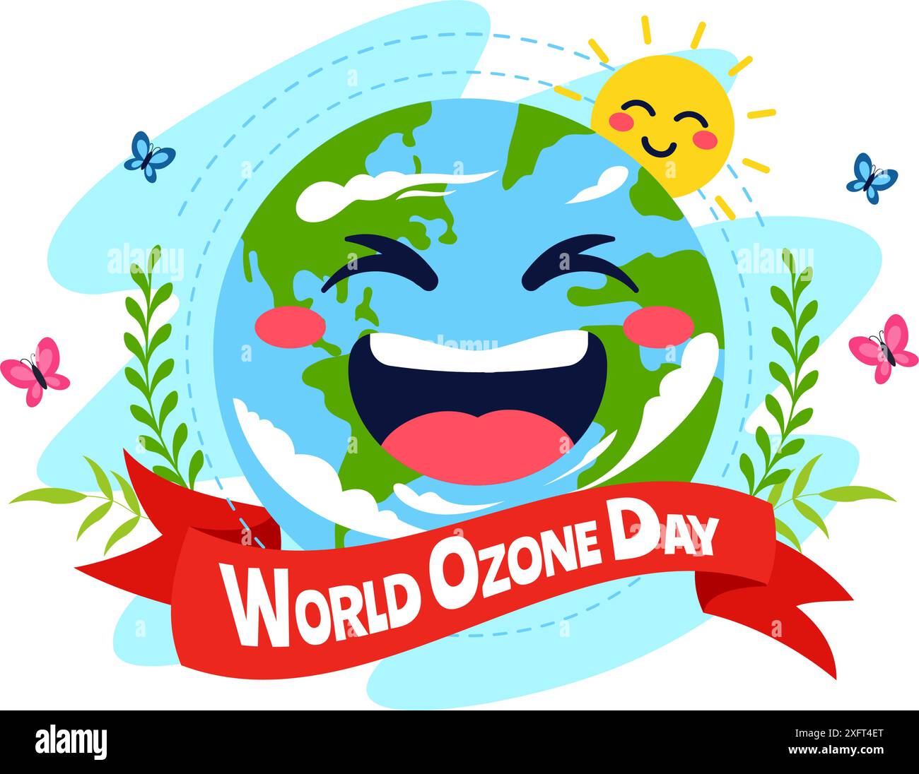 World Ozone Day Vector Illustration on September 16 To Raise Public ...