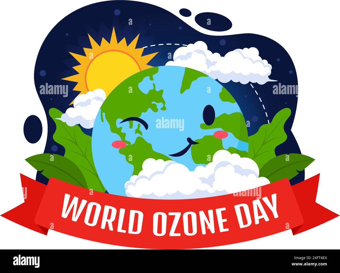 World Ozone Day Vector Illustration on September 16 To Raise Public ...