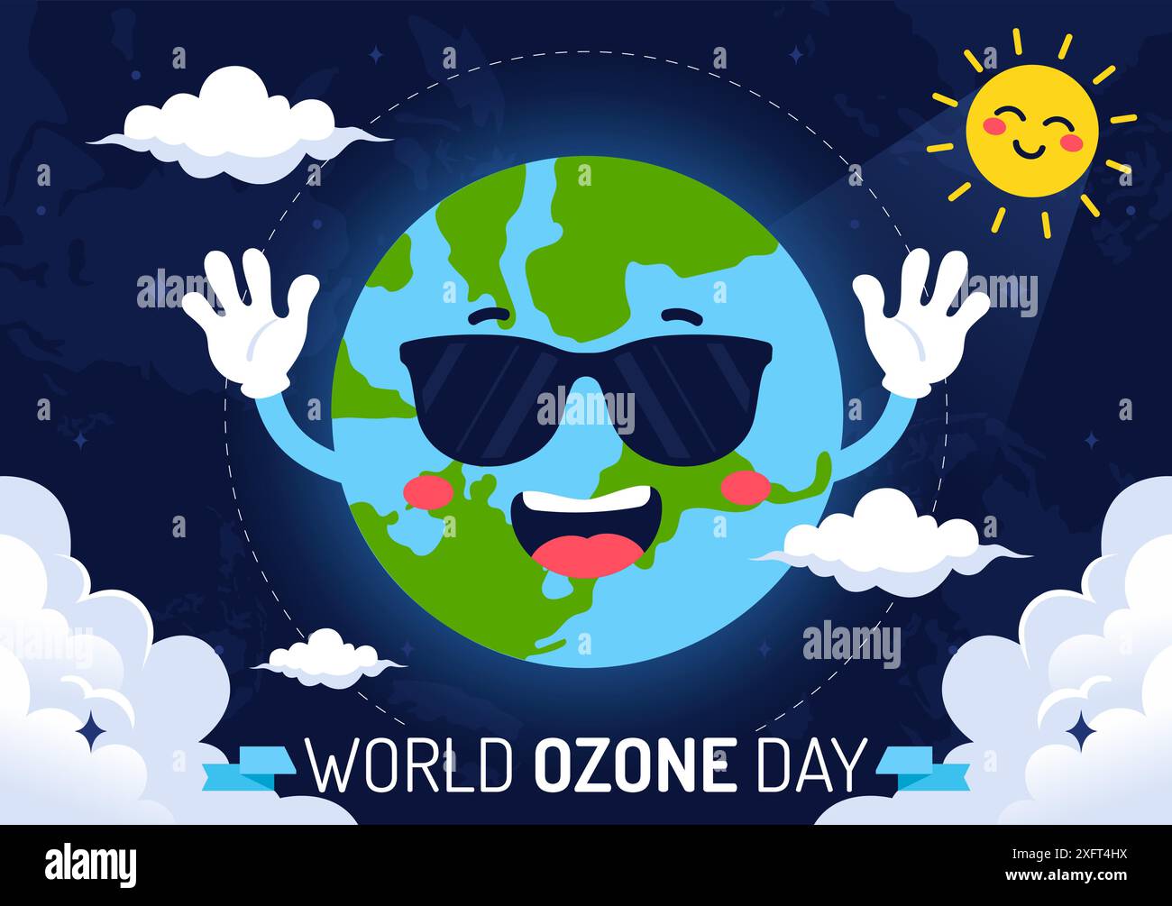 World Ozone Day Vector Illustration on September 16 To Raise Public ...