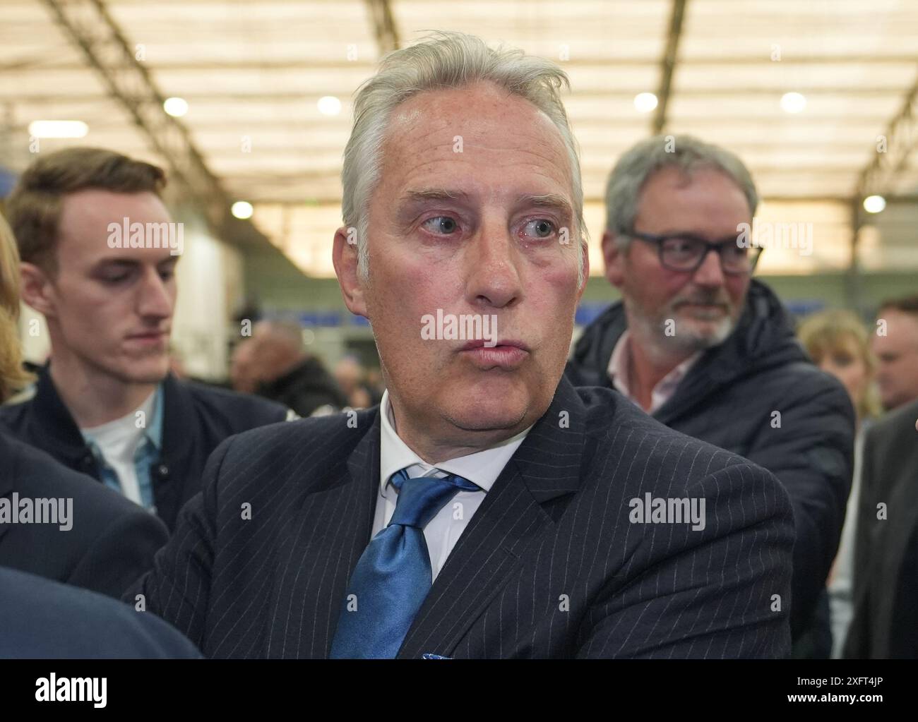 Ian Paisley looses his North Antrim seat at Meadowbank Sports Arena ...