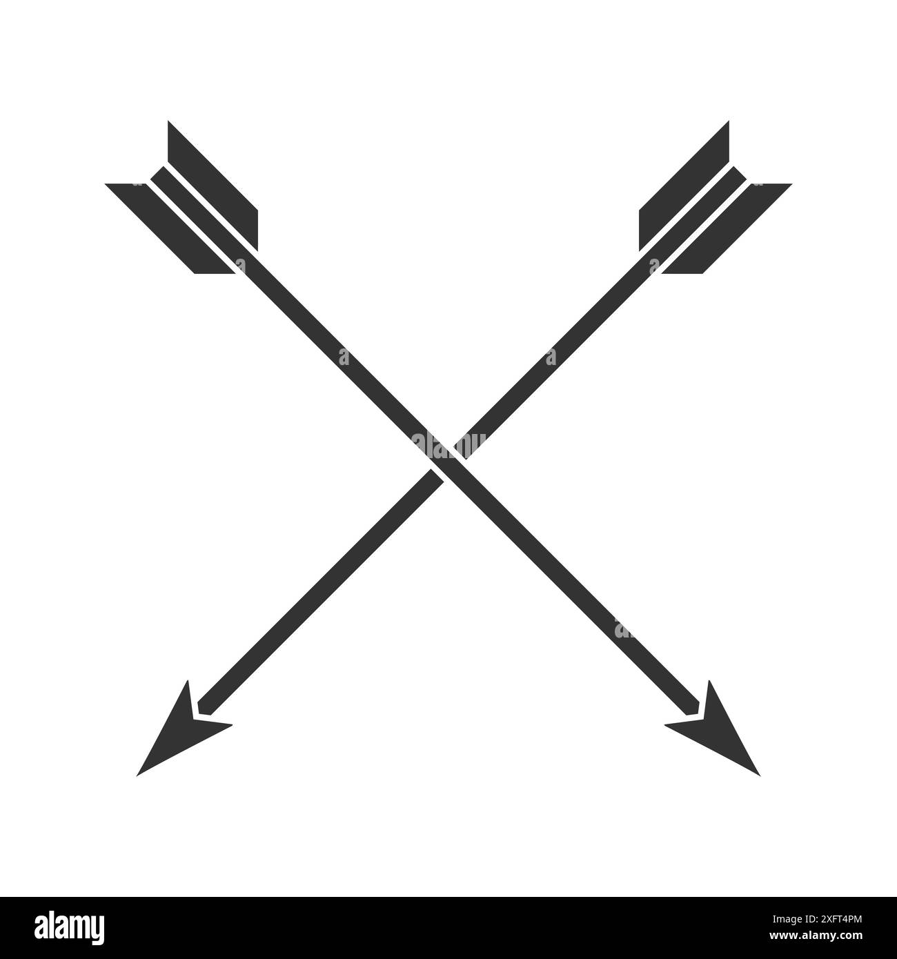 Crossed arrows hi-res stock photography and images - Alamy