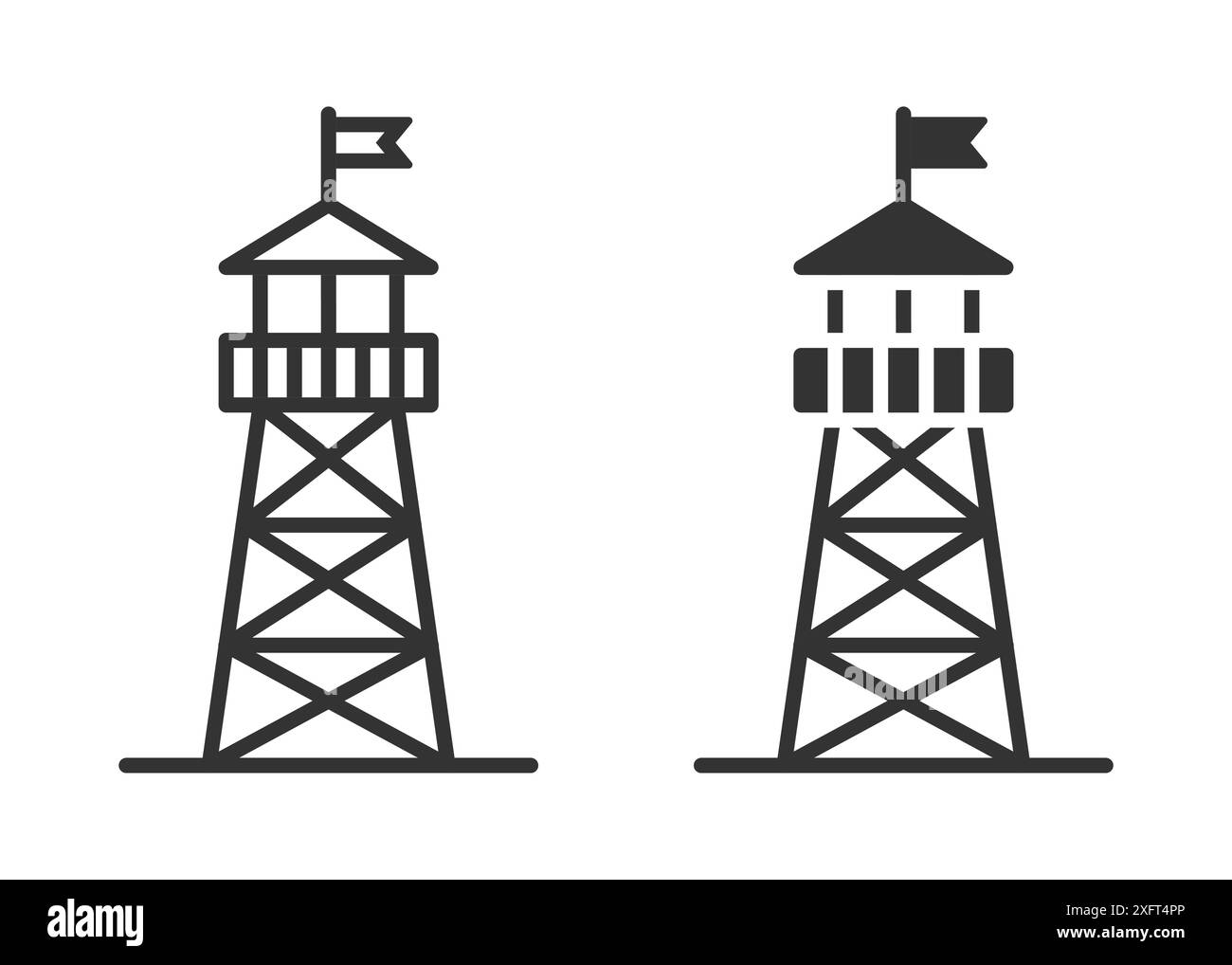 Prison Tower Silhouette