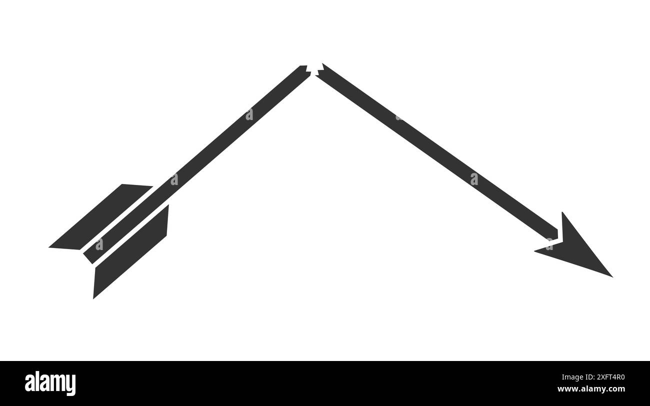 Finance decrease minimalist Stock Vector Images - Alamy