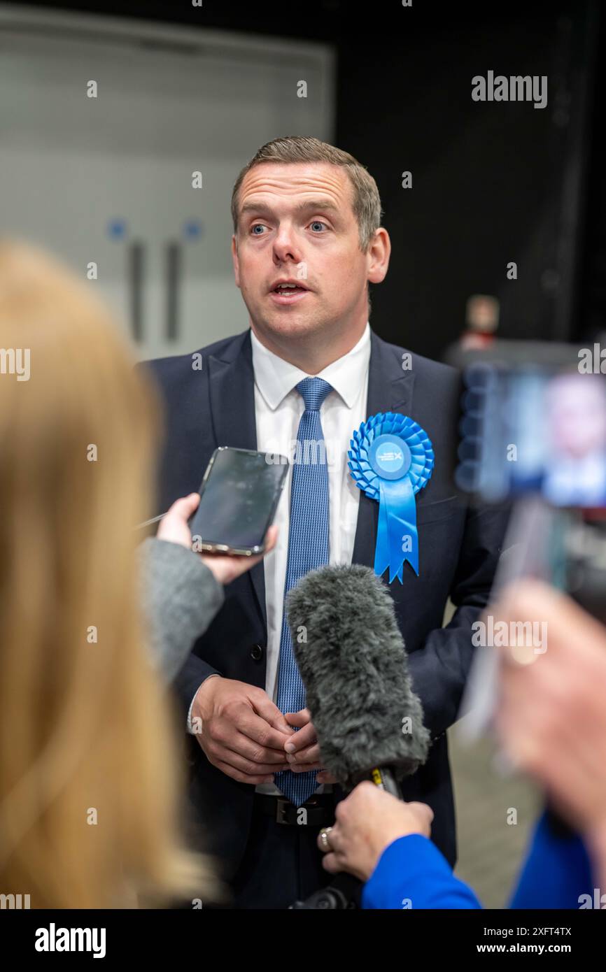 Outgoing Scottish Conservative leader Douglas Ross after SNP's Seamus ...