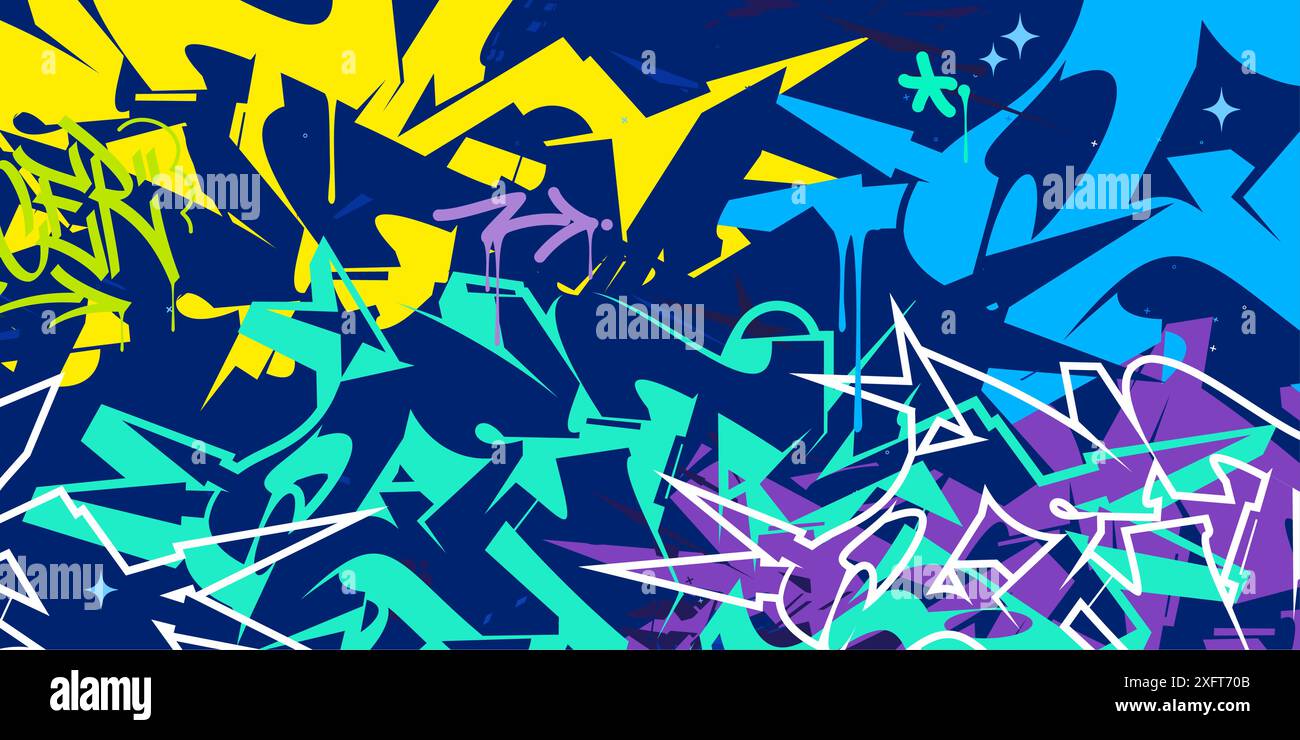 Graffito vandalism art street Stock Vector Images - Alamy