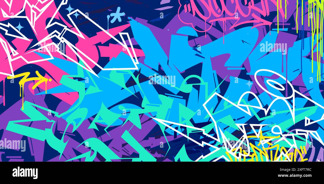 Graffito vandalism art street Stock Vector Images - Alamy
