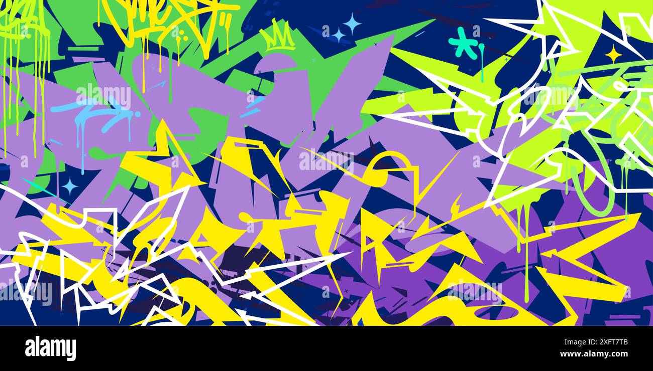 Graffito vandalism art street Stock Vector Images - Alamy