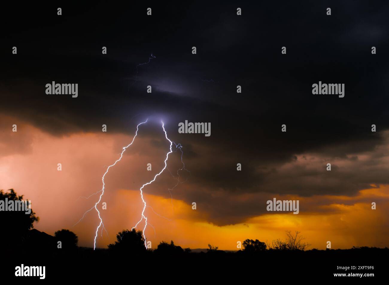 Lightning strike damage hi-res stock photography and images - Alamy