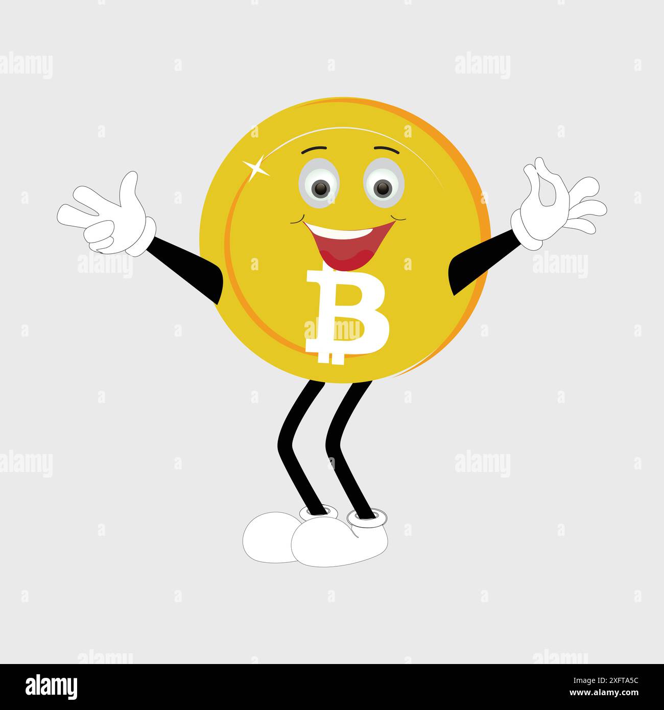Bitcoin payment vector animation isolated hi-res stock photography and ...