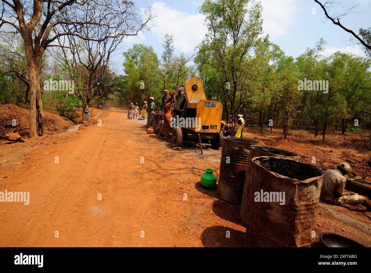road construction in civil engineering, public road network for ...