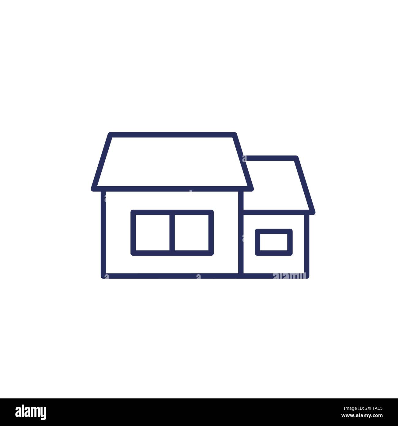 home extension icon, line vector Stock Vector Image & Art - Alamy