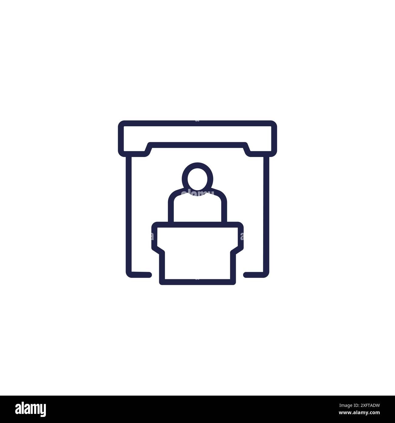 Booth trade fair Cut Out Stock Images & Pictures - Alamy