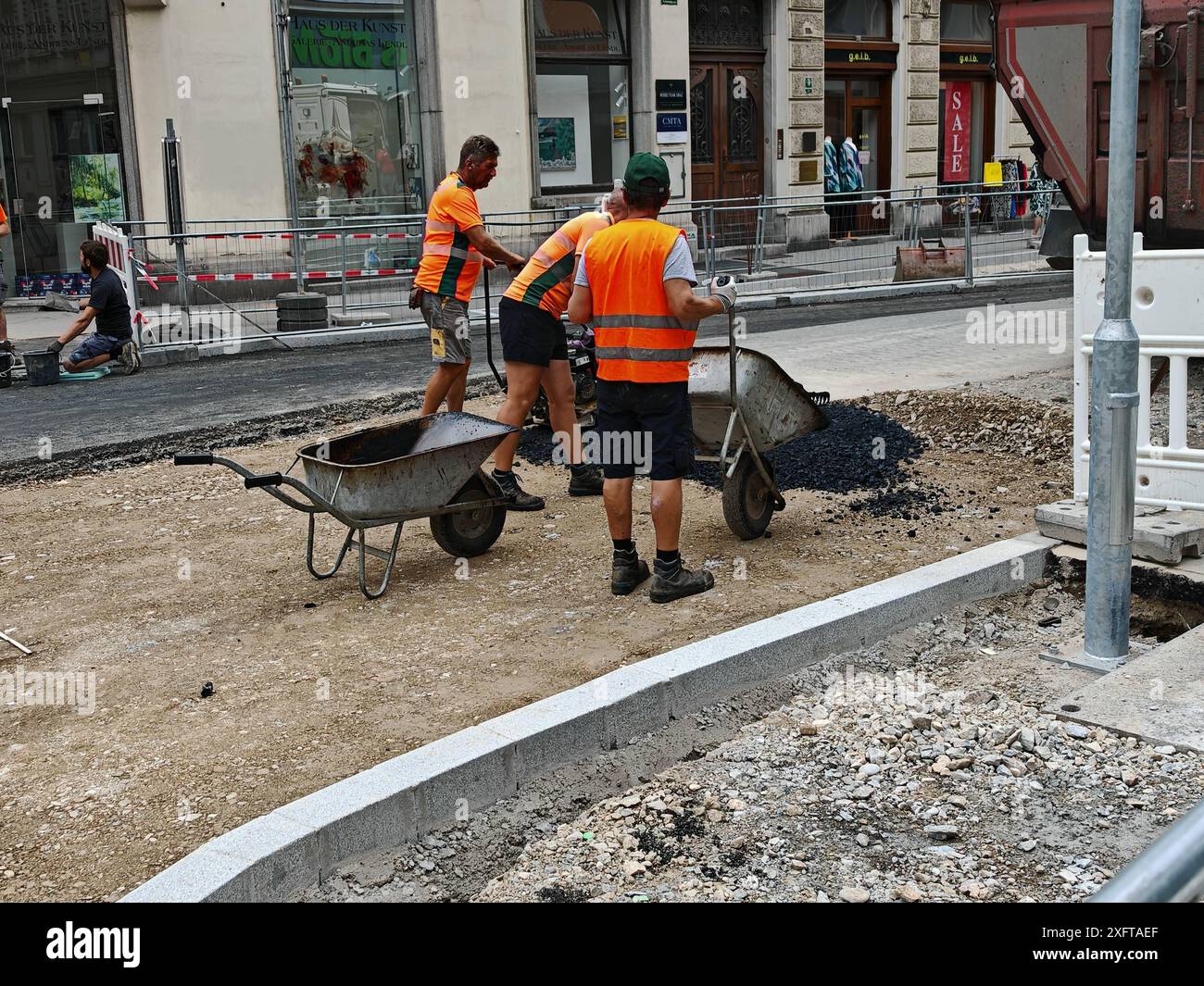 road construction in civil engineering, public road network for ...