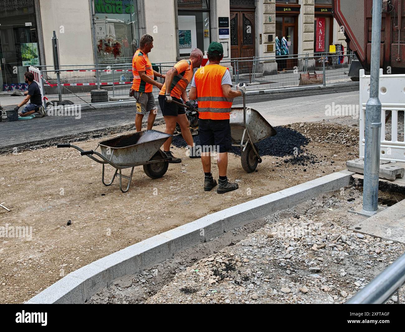 road construction in civil engineering, public road network for ...