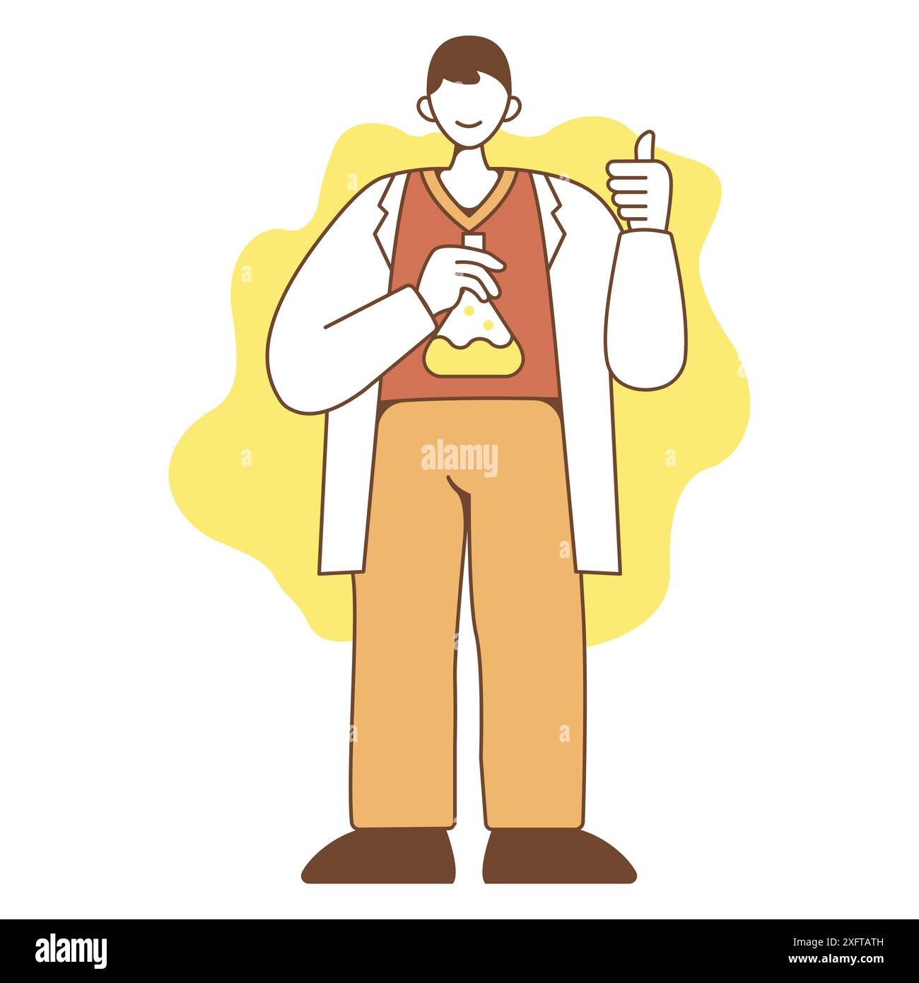Cartoon science beaker hi-res stock photography and images - Alamy