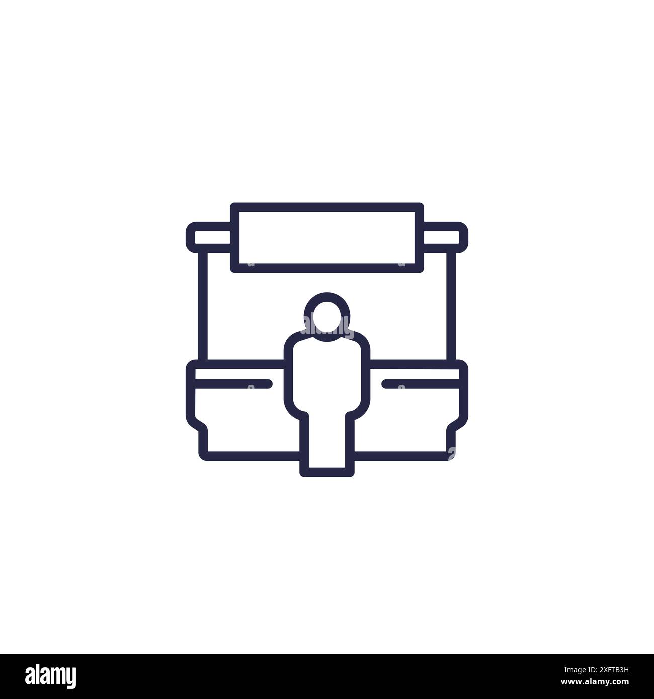 Exhibition stand icon hi-res stock photography and images - Alamy