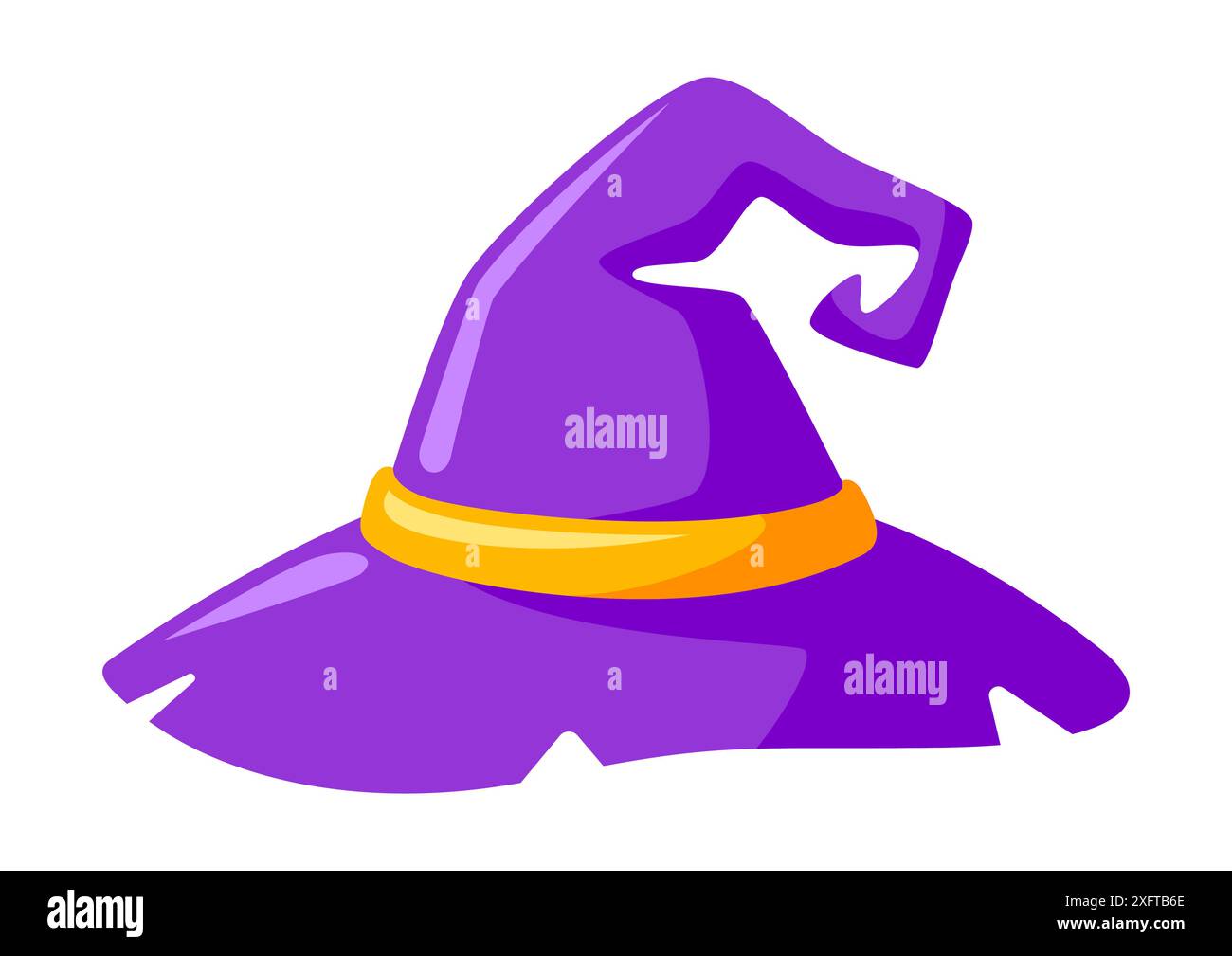 Magic hat illustration. Witchcraft alchemy mystery element Stock Vector ...